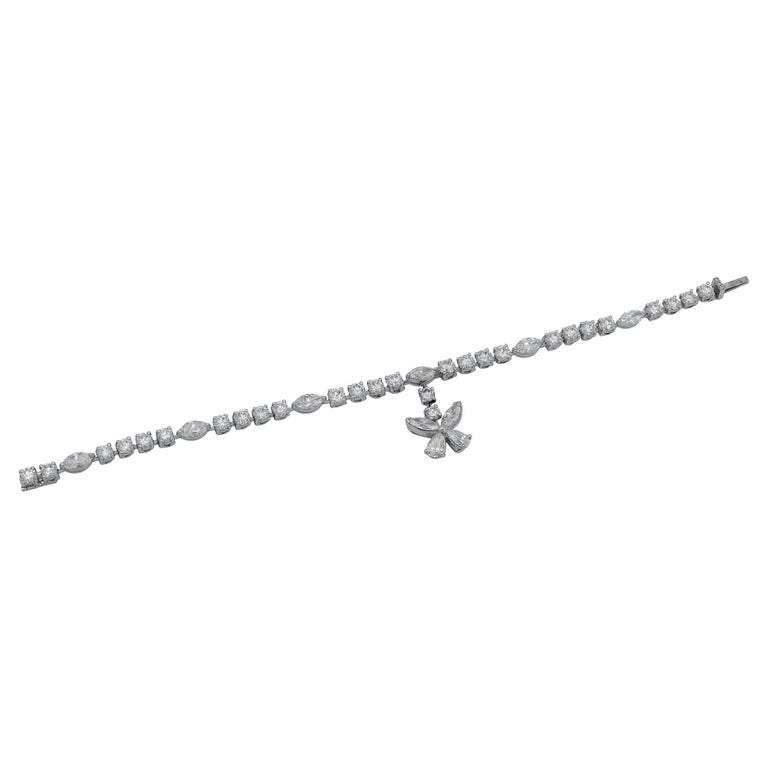 Graff Diamond Butterfly Bracelet For Sale at 1stDibs