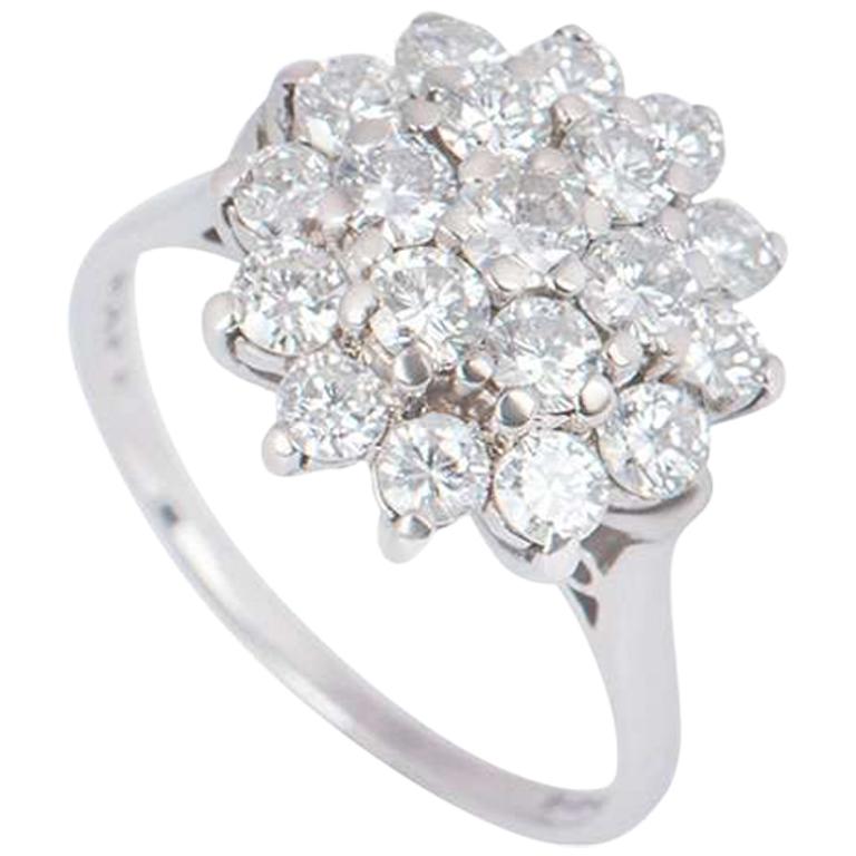 Graff Diamond Cluster Floral Ring at 1stDibs | graff flower ring ...
