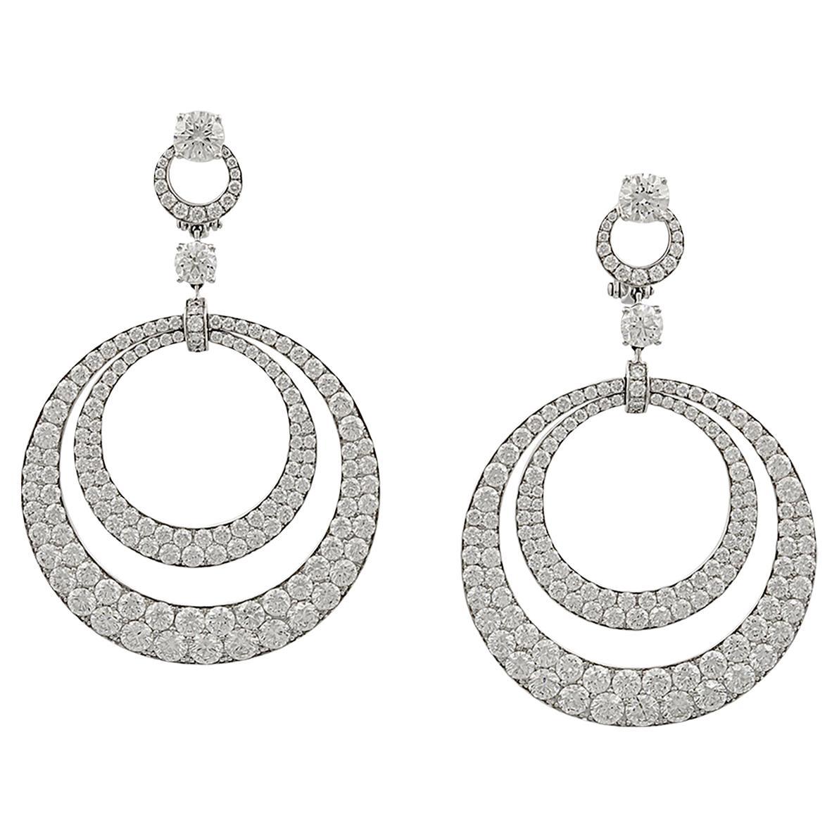 GRAFF Spiral Diamond Earrings For Sale at 1stDibs | spiral graff, graff ...
