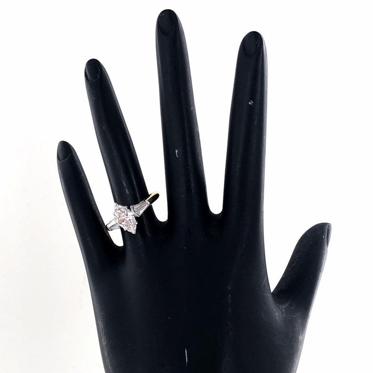 Graff Diamond Marquise Engagement Ring Box and Papers at 1stDibs ...