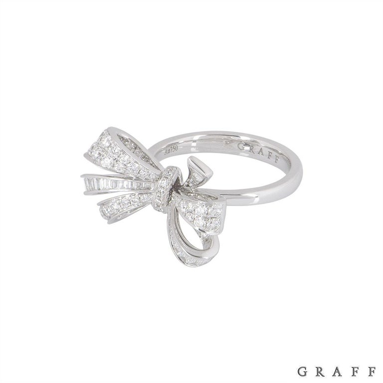 Graff Diamond Set Bow Ring at 1stDibs | graff bow ring, graff bow