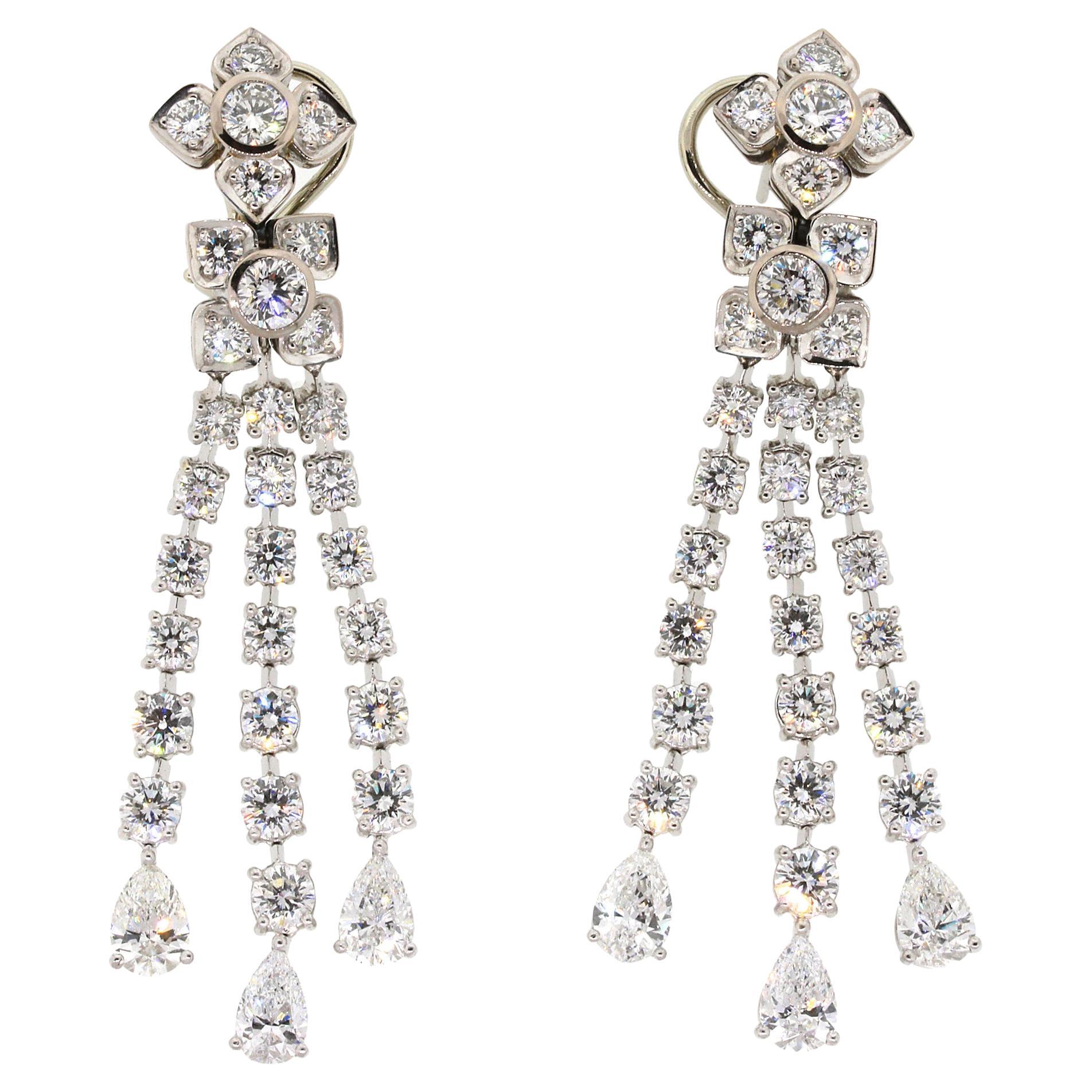 GRAFF Breathtaking Ruby and Diamond Earrings For Sale at 1stDibs