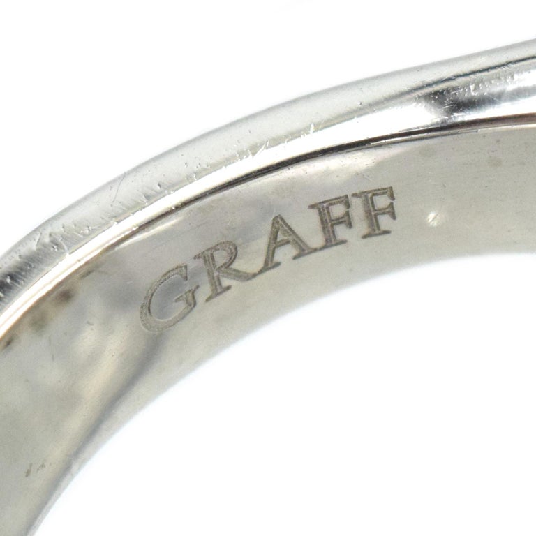 Graff F Black/ White Cultured Pearl and Diamond Ring at 1stDibs