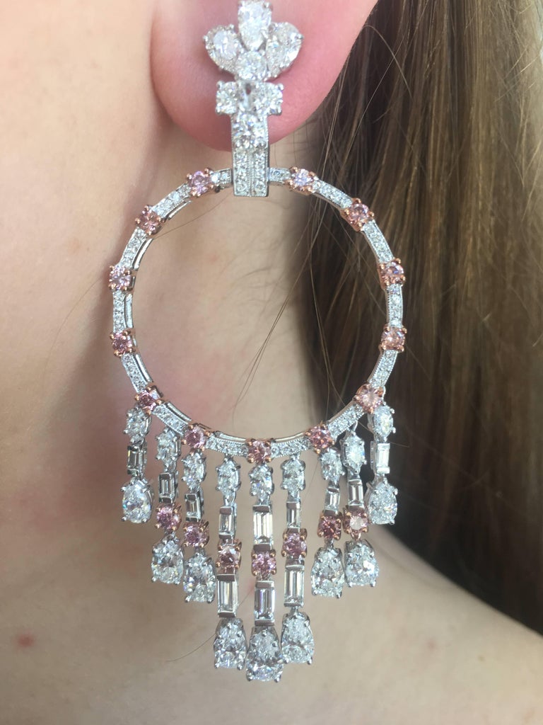 GRAFF "GYPSY” Pink Diamond Ear- Pendant at 1stDibs | graff pink diamond ...