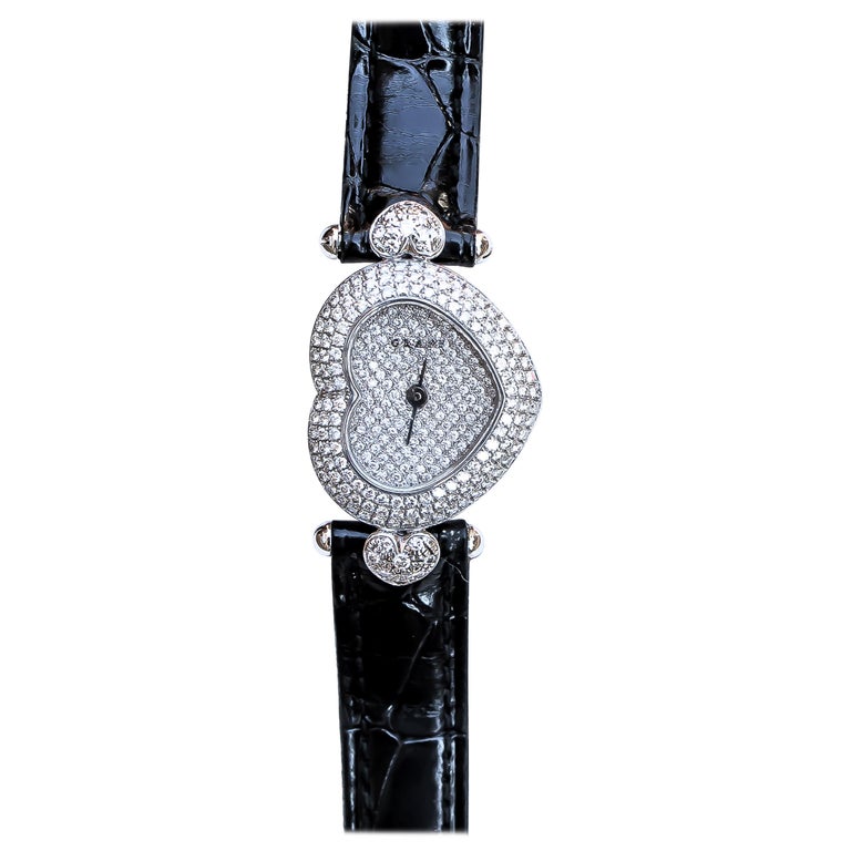 Graff London Limited Edition Diamonds 2.80 Carat Wristwatch 18 Karat ...