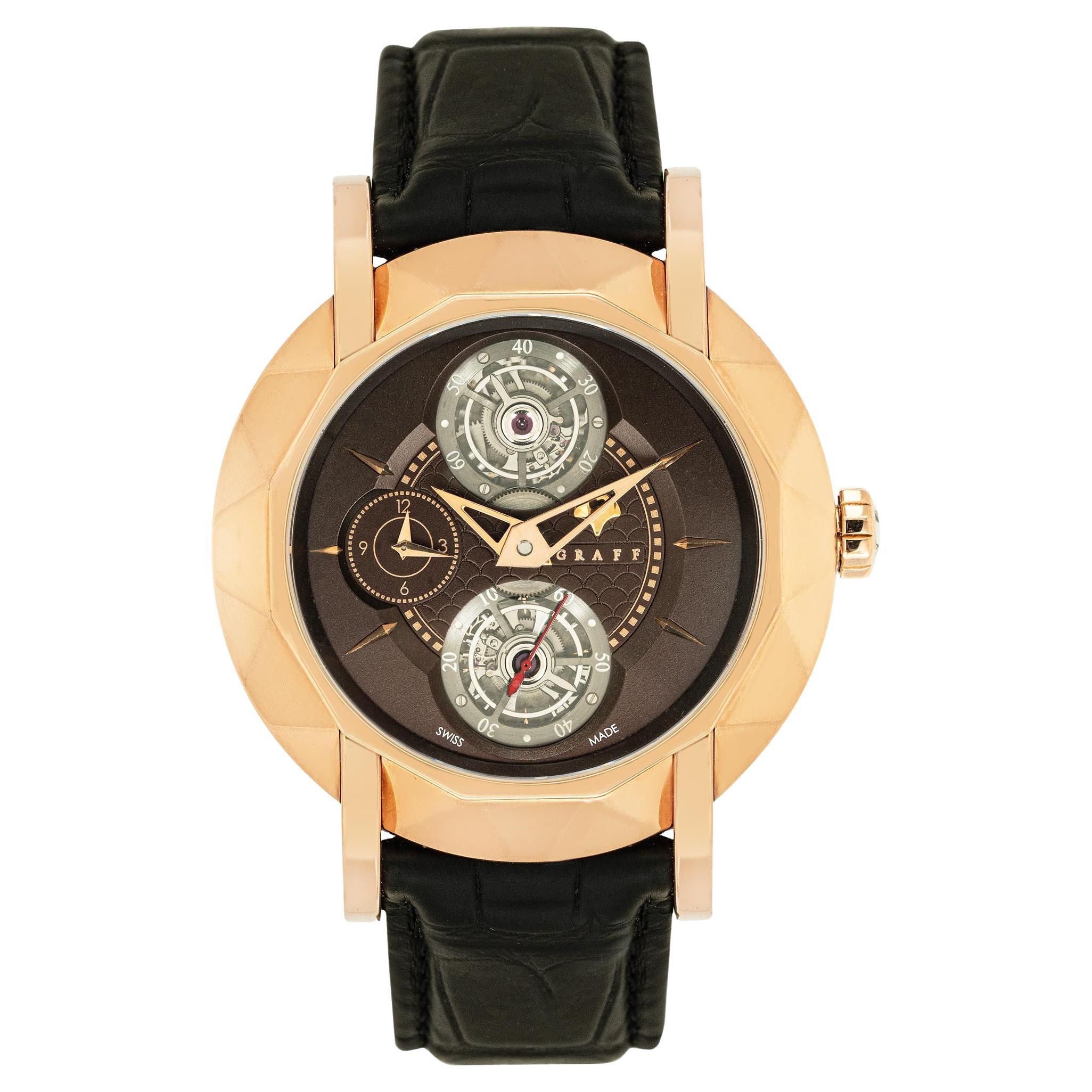 Jaquet Droz Tourbillion Meteorite Rose Gold Watch For Sale at 1stDibs