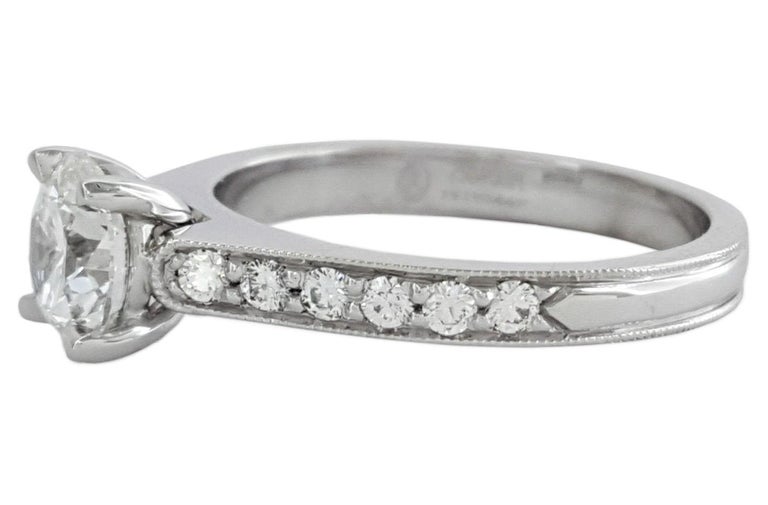 GRAFF Round Brilliant Cut Diamond Solitaire Ring For Sale at 1stDibs