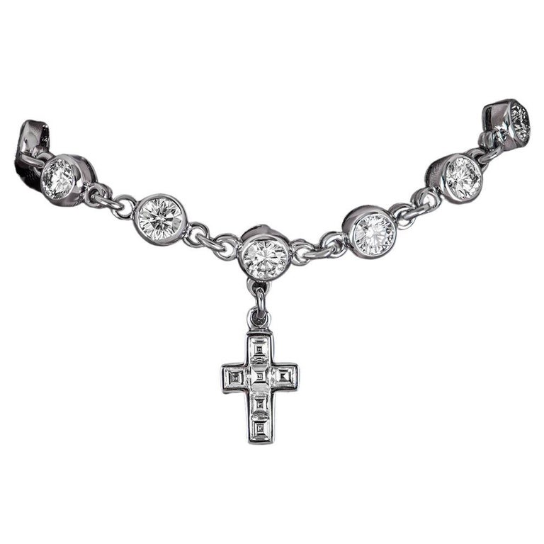 Graff White Gold Diamond Bracelet 10.25ct TDW For Sale at 1stDibs