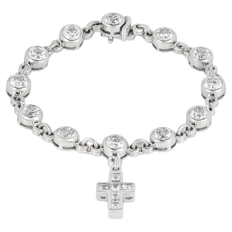 Graff White Gold Diamond Bracelet 10.25ct TDW For Sale at 1stDibs