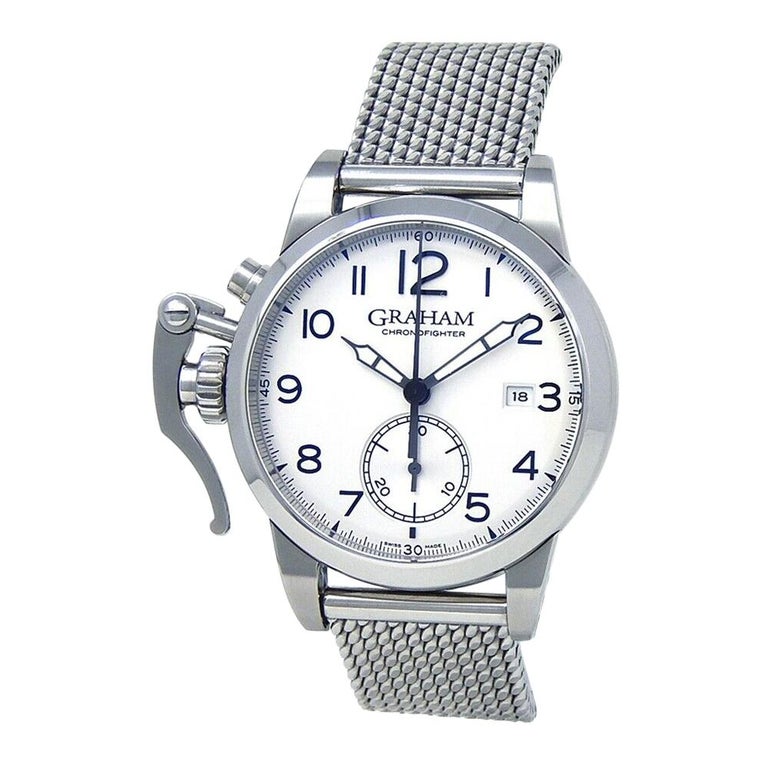 Graham Chronofighter 1695 Stainless Steel Automatic Men's Watch AN ...