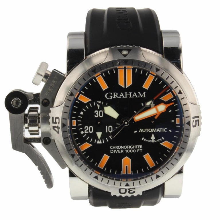 Graham Chronofighter Oversize Diver Steel Men’s Watch 2OVDIVAS.B02A ...