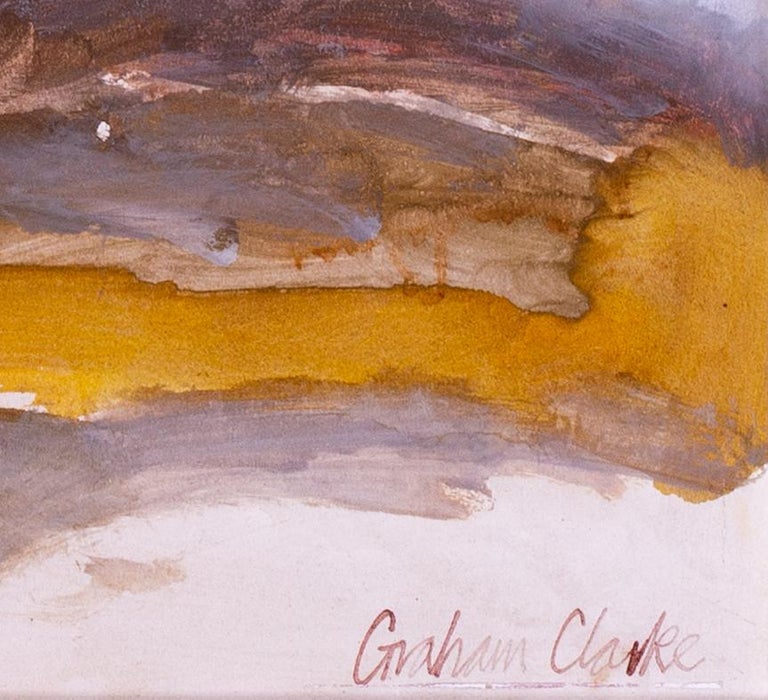 Graham Clarke - 20th Century British ink landscape painting of a ...