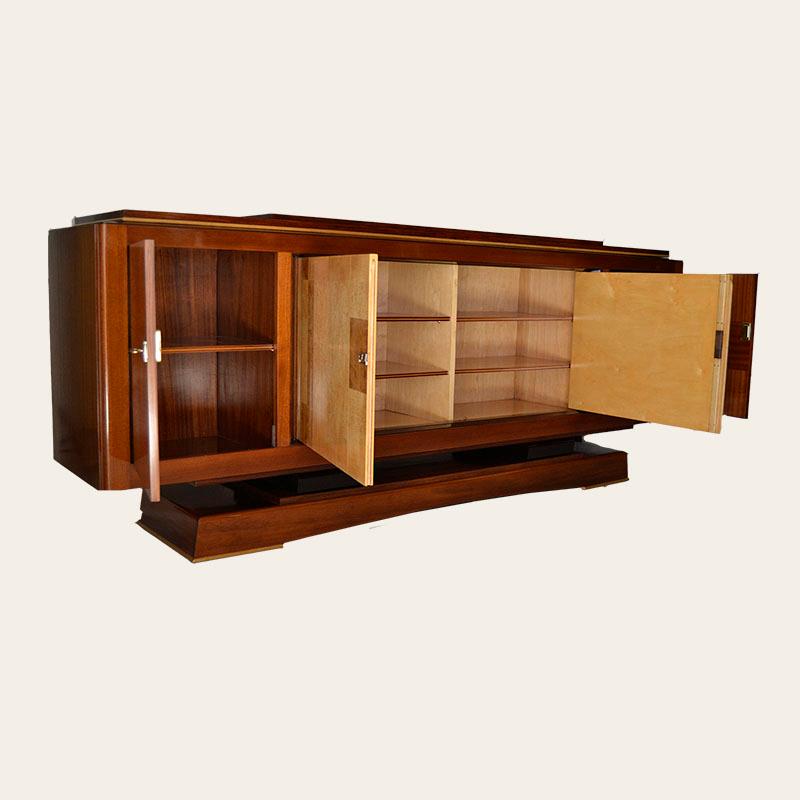 Gran Buffet A. Porteneuve. Art Deco For Sale at 1stDibs