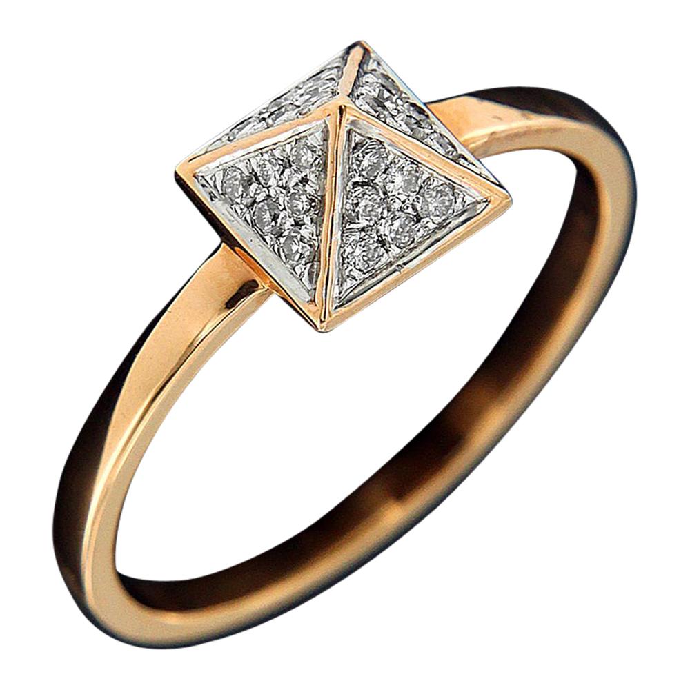 18 Karat Gold Tricolor Ring For Sale at 1stDibs