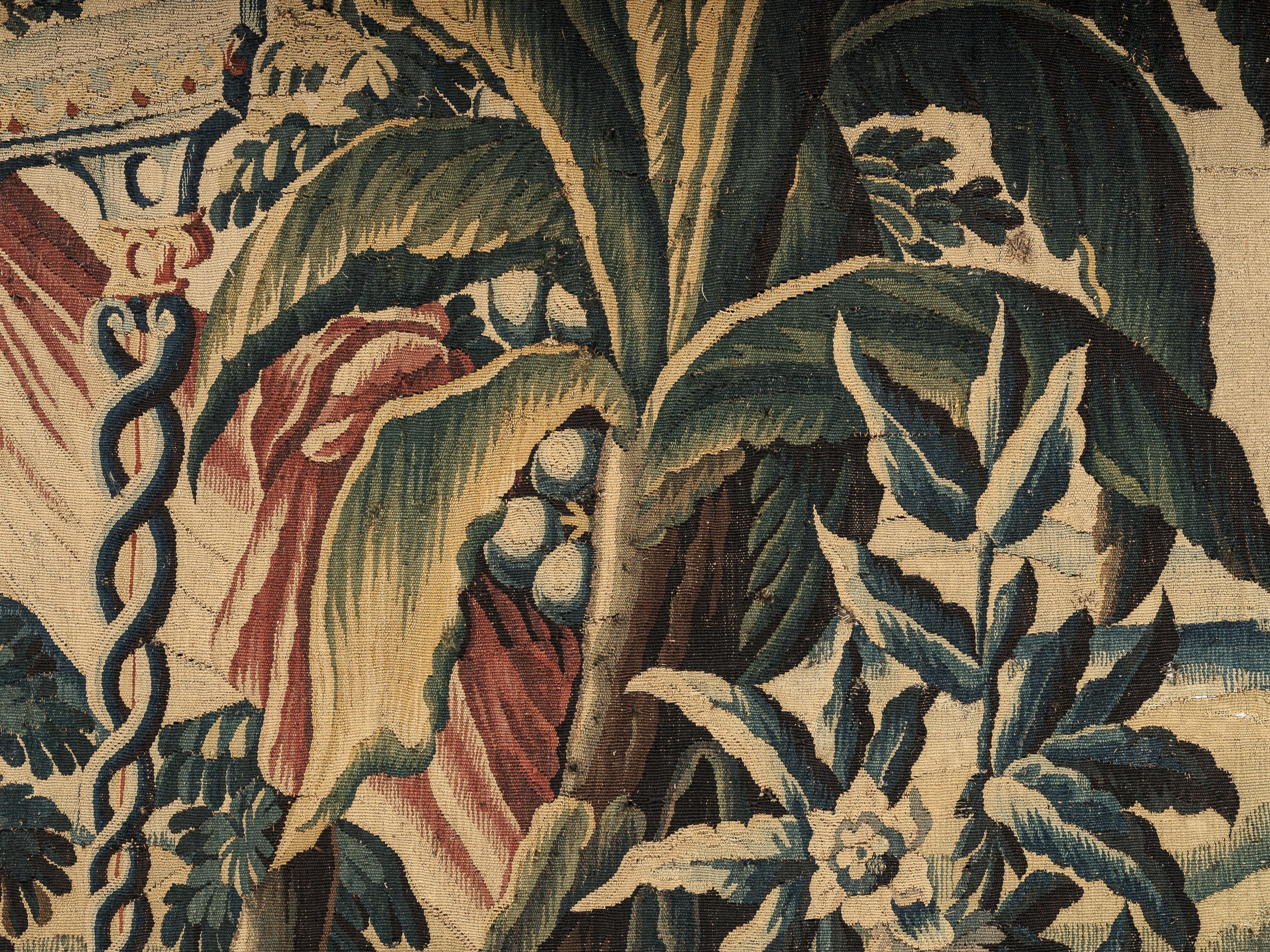 Grand 18th-Century Aubusson Tapestry – Exotic Birds and Architecture ...