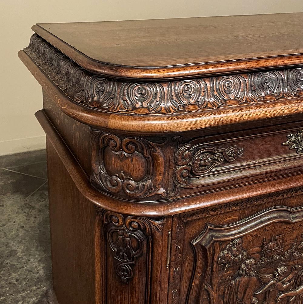 Grand Antique Renaissance Revival Buffet For Sale at 1stDibs