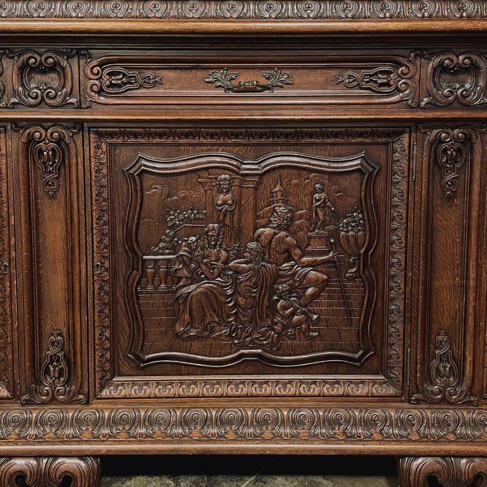 Grand Antique Renaissance Revival Buffet For Sale at 1stDibs