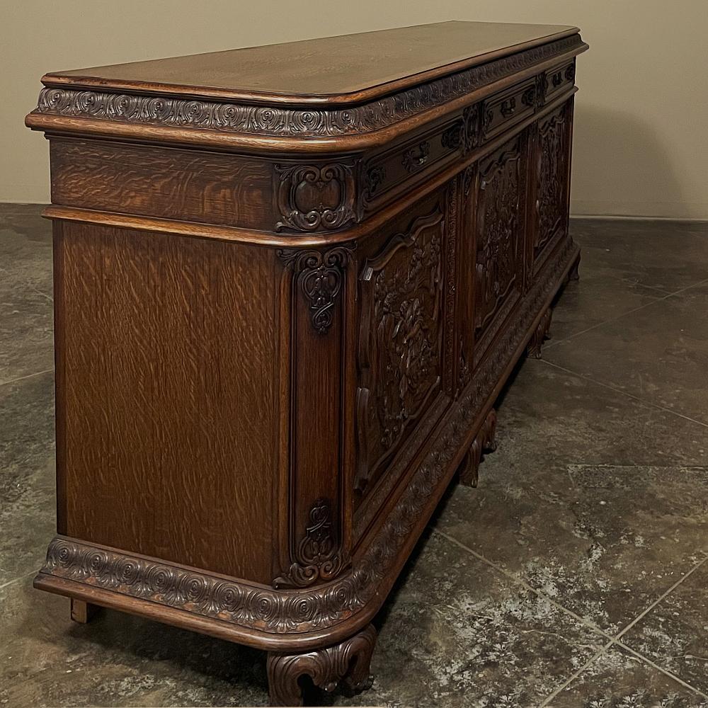 Grand Antique Renaissance Revival Buffet For Sale at 1stDibs