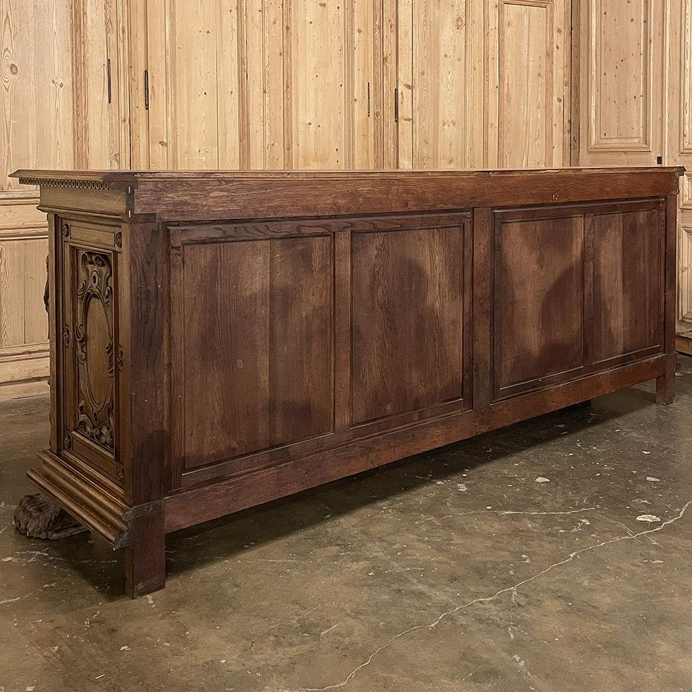 Grand Antique Renaissance Revival Buffet For Sale at 1stDibs