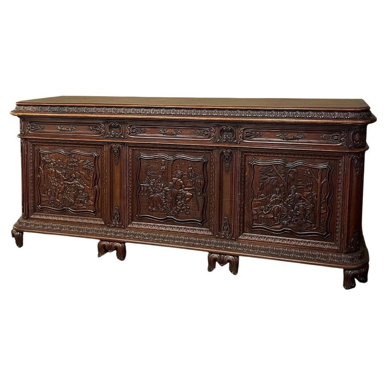 Grand Antique Renaissance Revival Buffet For Sale at 1stDibs
