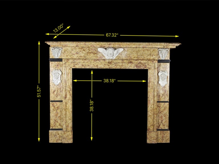 Grand Art Deco Antique Fireplace Surround For Sale at 1stDibs | grand ...