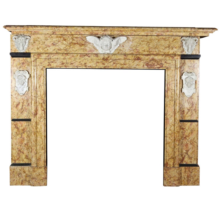 Grand Art Deco Antique Fireplace Surround For Sale at 1stDibs | grand ...