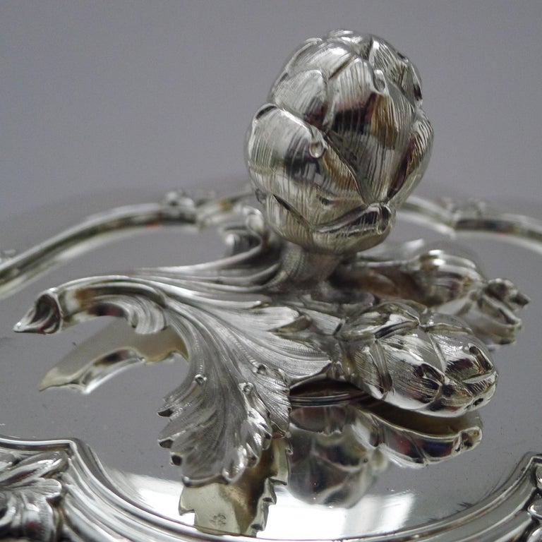 Grand Elkington Silver Plate Entree / Chafing Dish, 1853 For Sale at ...