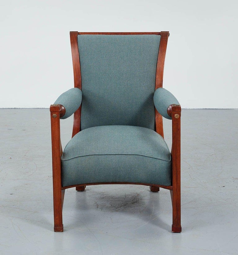 Grand Pair of Northern European Armchairs For Sale at 1stDibs