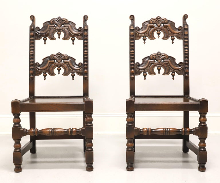 GRAND RAPIDS BOOKCASE and Chair Co Oak Gothic Revival Dining Side ...