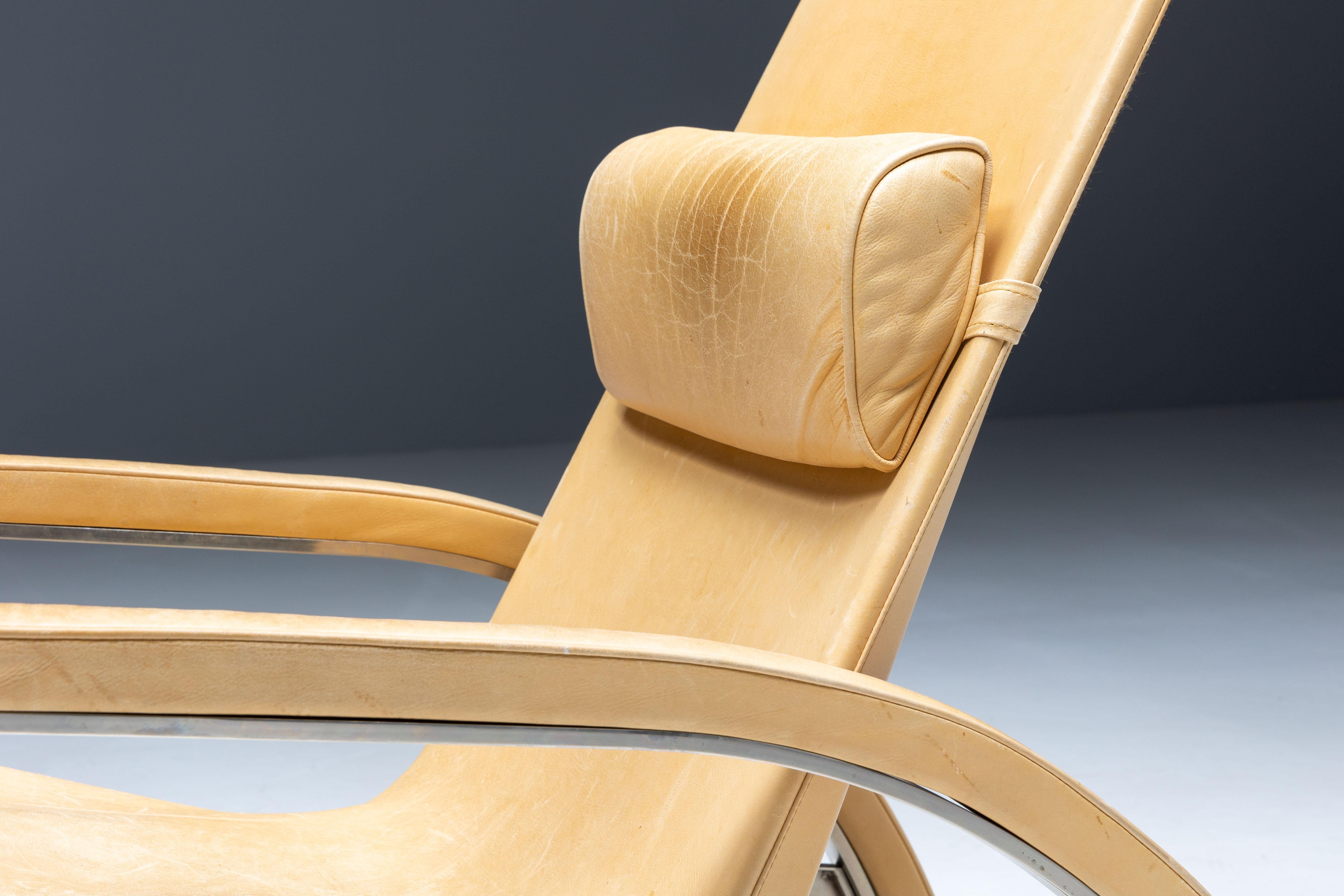 Grand Repos Lounge Chair D80 by Jean Prouvé for Tecta, Germany, 1980s ...