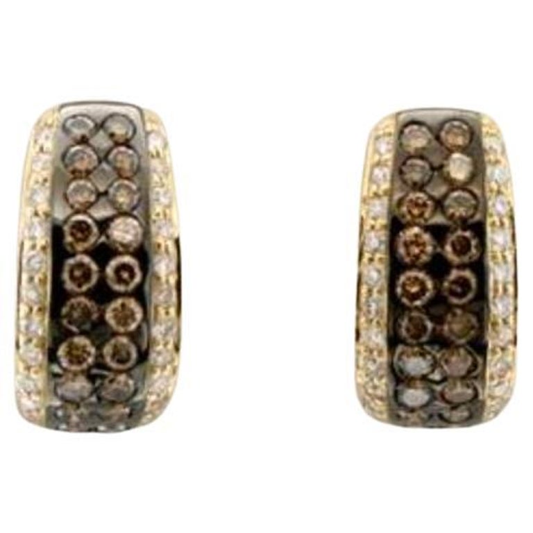 Grand Sample Sale Earrings Featuring Chocolate Diamonds, Vanilla ...
