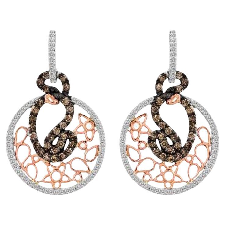 Grand Sample Sale Earrings Featuring Lemon Quartz Chocolate Diamonds ...