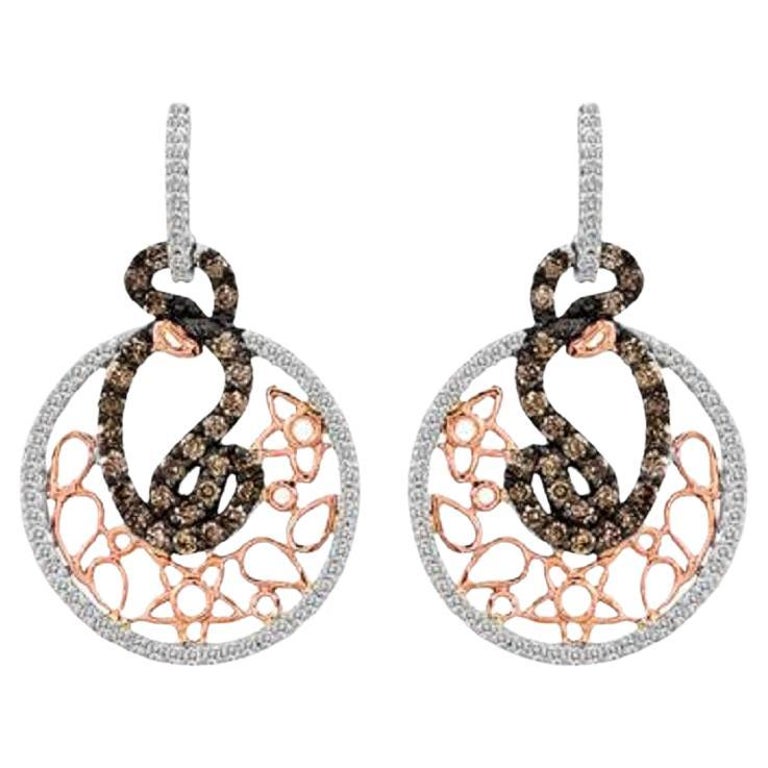 Grand Sample Sale Earrings Featuring Chocolate Diamonds, Vanilla ...