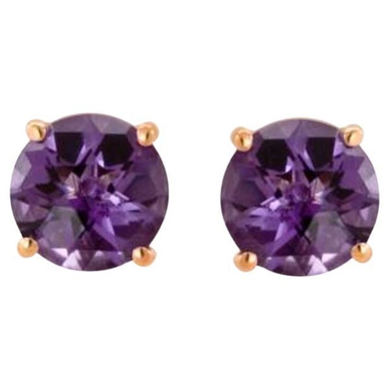 Grand Sample Sale Earrings Featuring Grape Amethyst Set in 14K ...