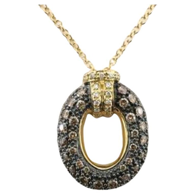 Grand Sample Sale Necklace Featuring Chocolate Diamonds, Vanilla ...