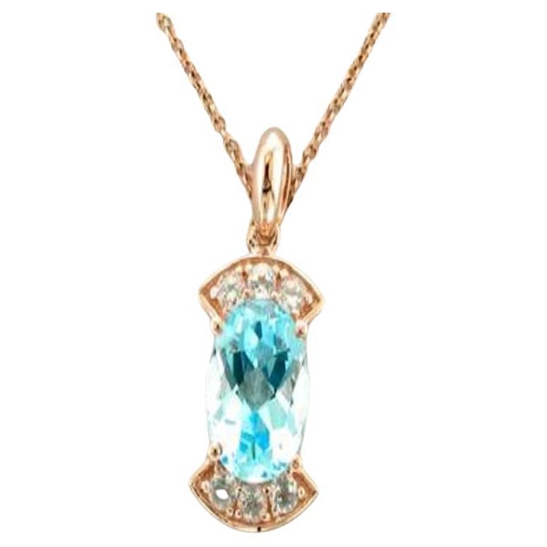 Grand Sample Sale Pendant Featuring Blue Topaz, Vanilla Topaz Set in ...