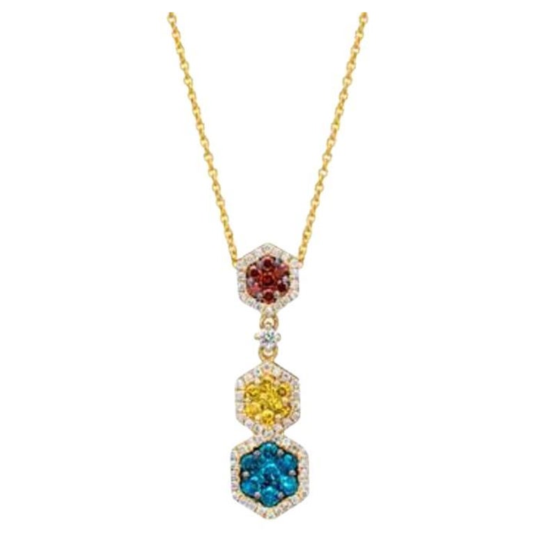 Grand Sample Sale Pendant Featuring Blueberry Diamonds, Goldenberry ...