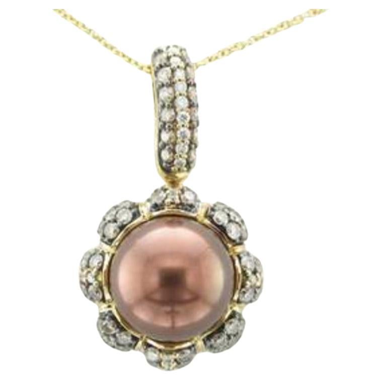 Grand Sample Sale Pendant Featuring Chocolate Pearls Chocolate Diamonds ...