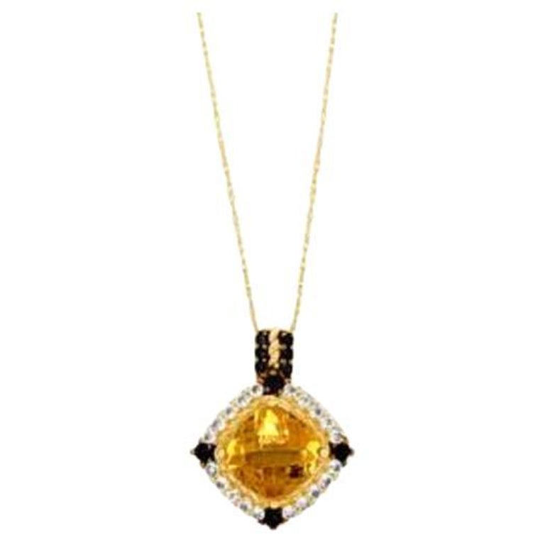 Grand Sample Sale Pendant Featuring Cinnamon Citrine, Vanilla Topaz ...