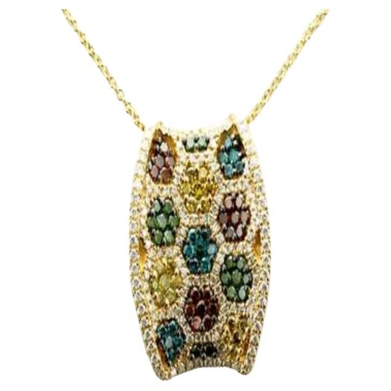 Grand Sample Sale Pendant Featuring Goldenberry Diamonds, Fancy ...
