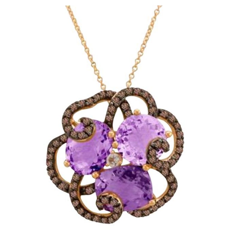 Grand Sample Sale Pendant Featuring Grape Amethyst, Vanilla Topaz ...