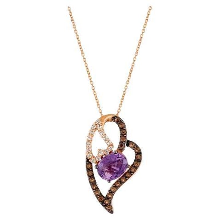 Grand Sample Sale Pendant Featuring Grape Amethyst, Vanilla Topaz ...