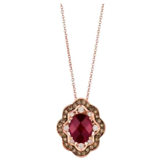 Grand Sample Sale Pendant Featuring Raspberry Rhodolite, Vanilla Topaz For Sale at 1stDibs