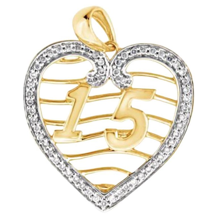 Grand Sample Sale Pendant Featuring Vanilla Diamonds Set in 14k Honey ...