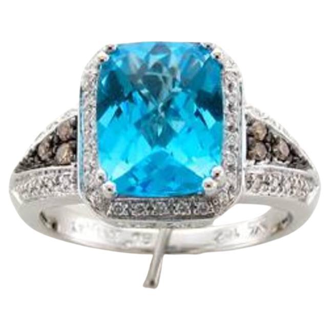 Grand Sample Sale Ring Featuring Blue Topaz, Vanilla Topaz, Chocolate ...