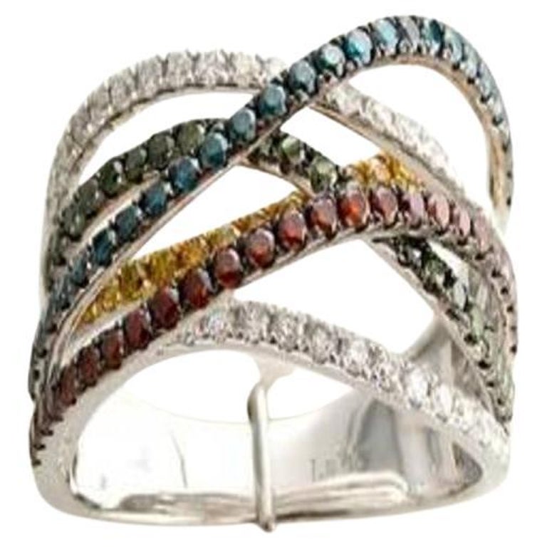 Grand Sample Sale Ring Featuring Blueberry Diamonds, Fancy Diamonds For ...