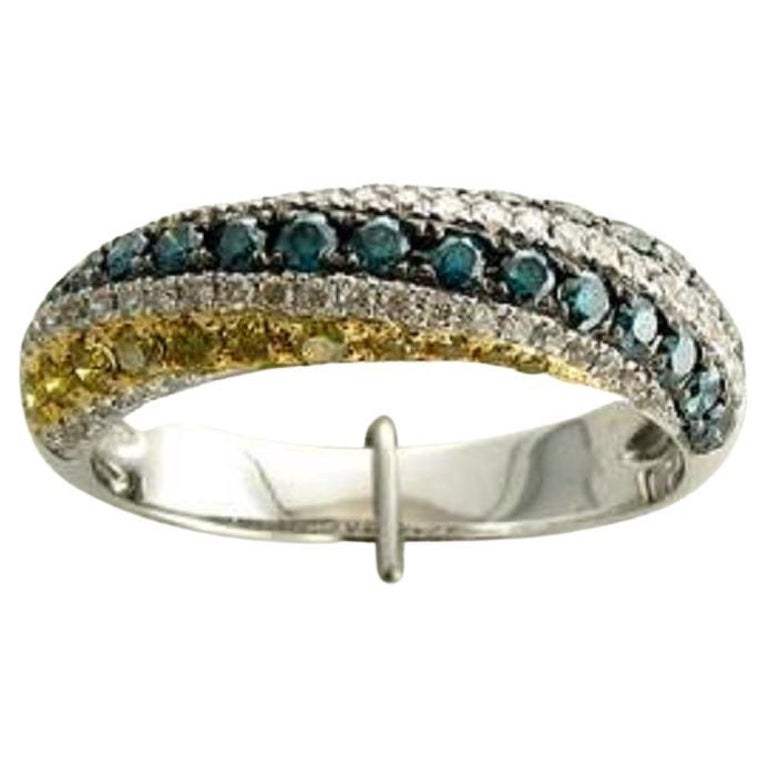 Grand Sample Sale Ring Featuring Blueberry Diamonds, Goldenberry ...