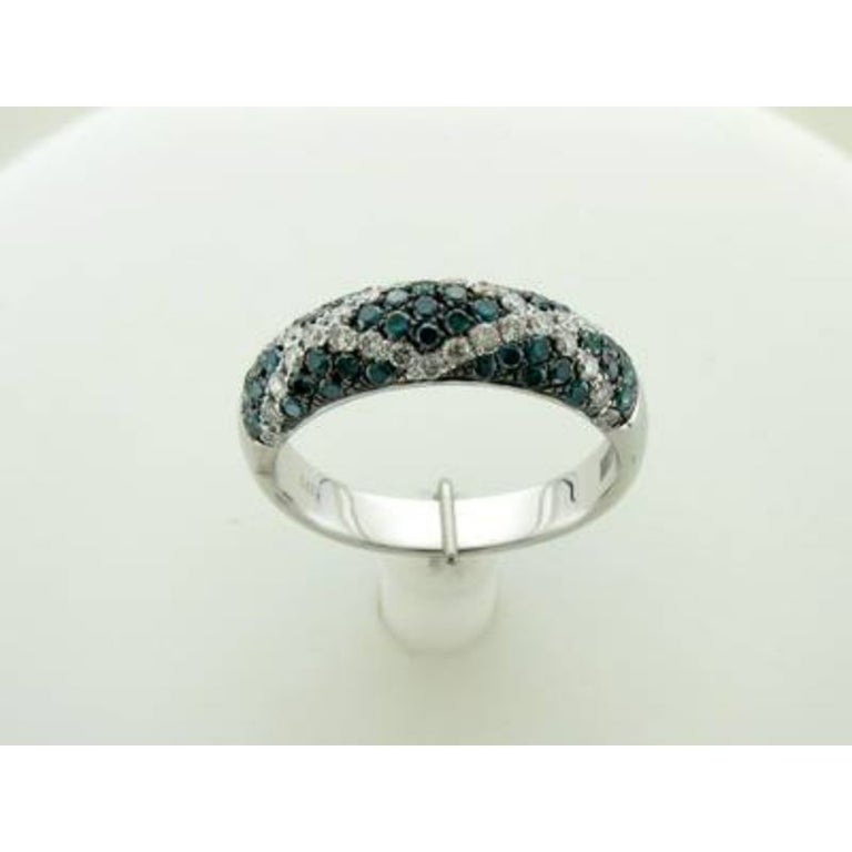 Grand Sample Sale Ring Featuring Blueberry Diamonds, Vanilla Diamonds ...