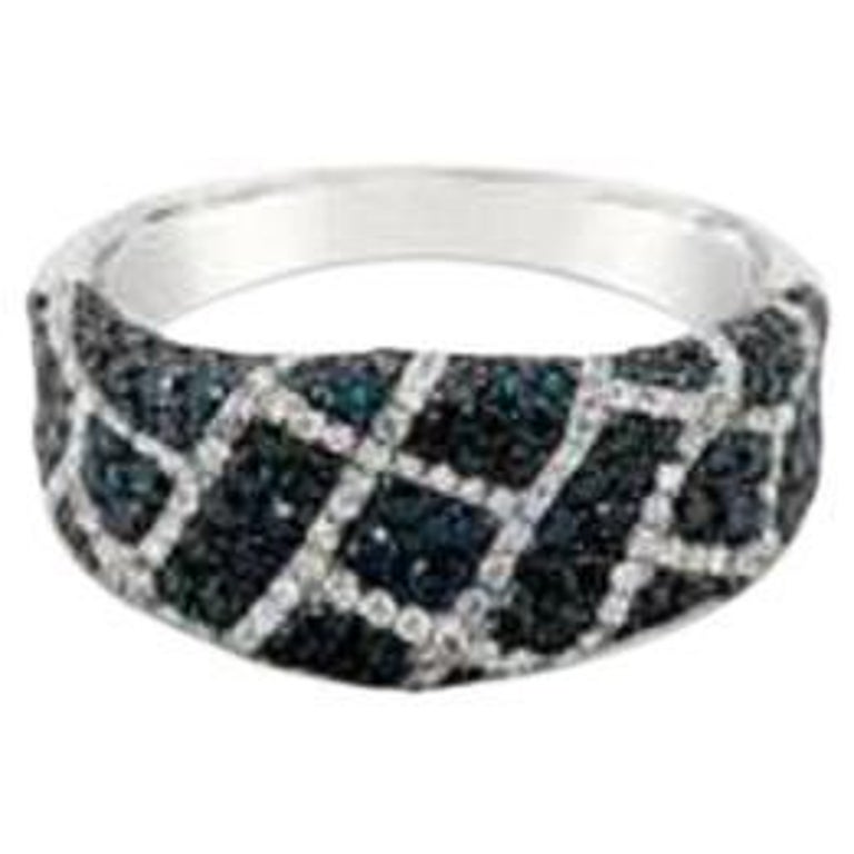Grand Sample Sale Ring Featuring Blueberry Diamonds, Vanilla Diamonds ...