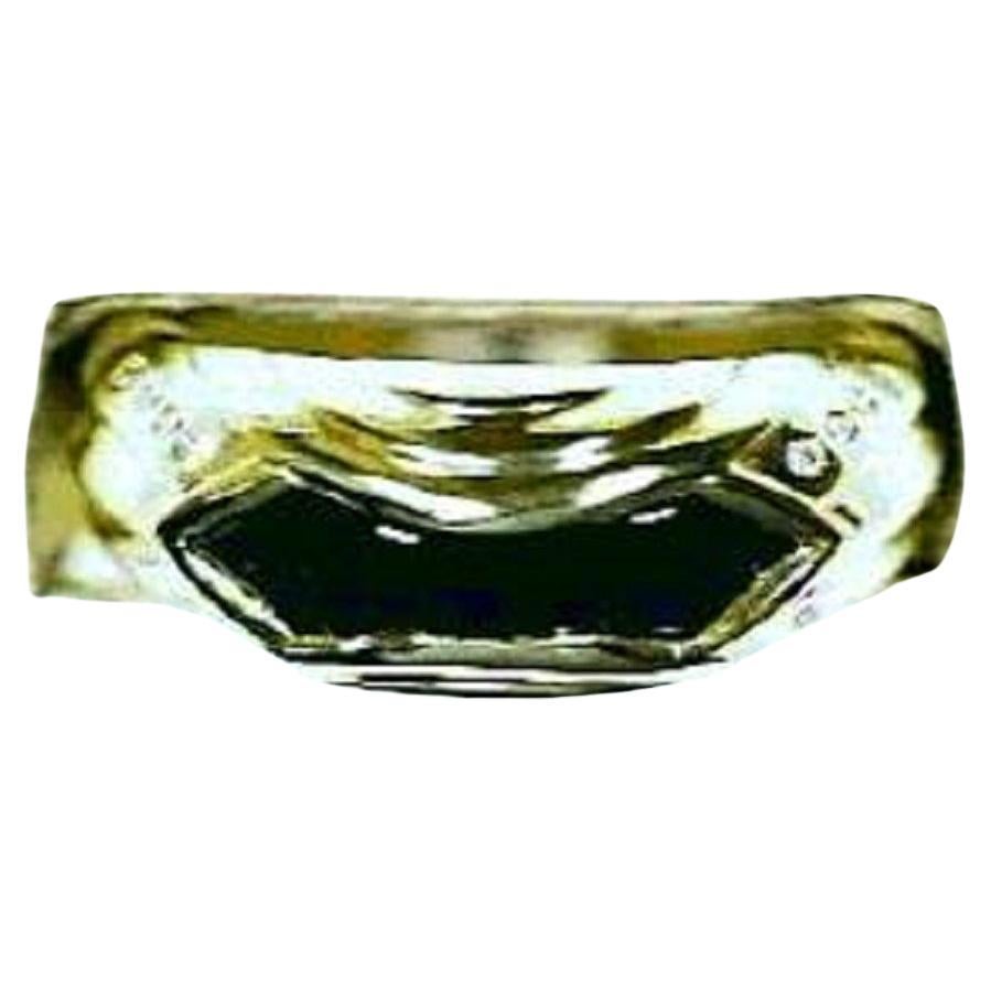 Grand Sample Sale Ring Featuring Blueberry Sapphire Set in 18k Honey ...